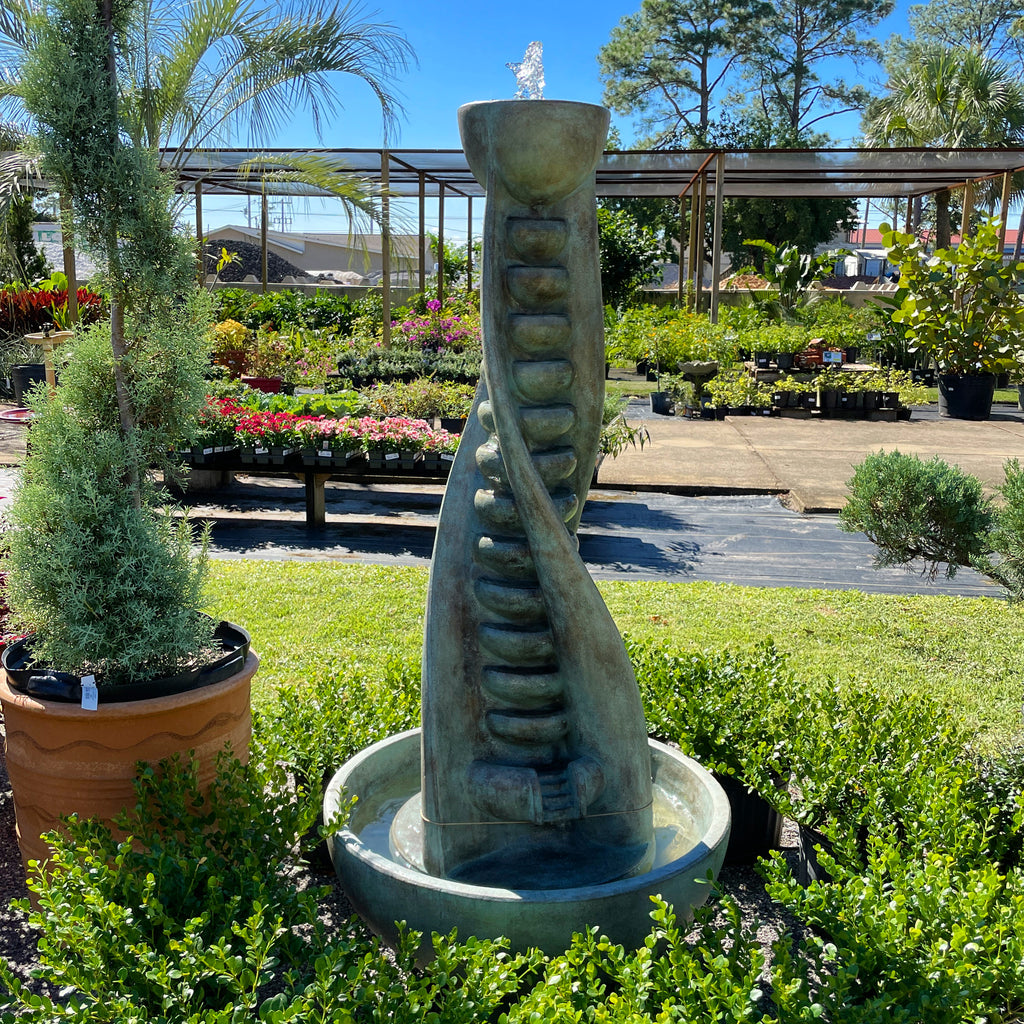Helix Fountain – Panhandle Palm & Rock